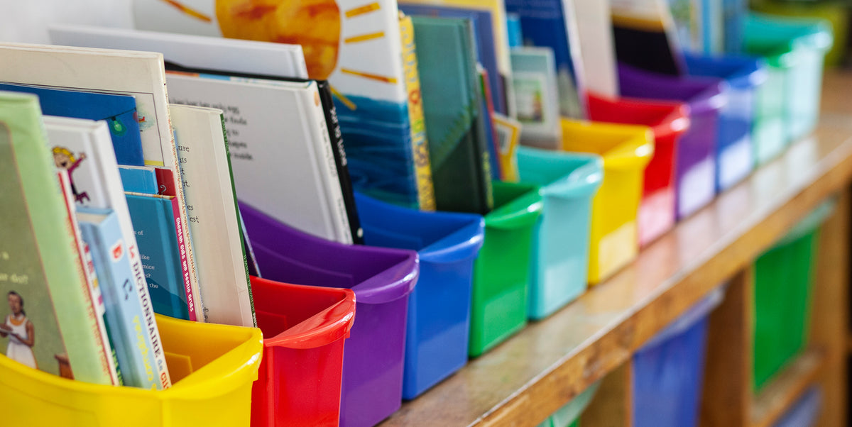 Large Book Bins – Storex