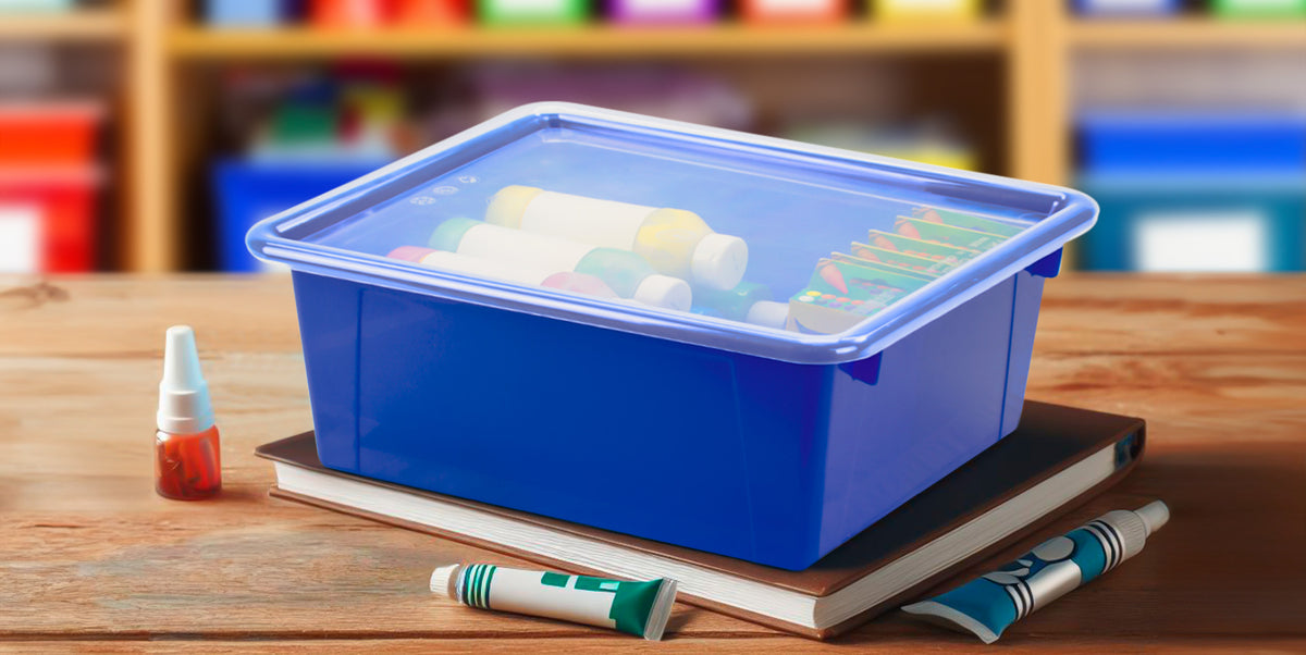 Deep Storage Trays with Lid – Storex