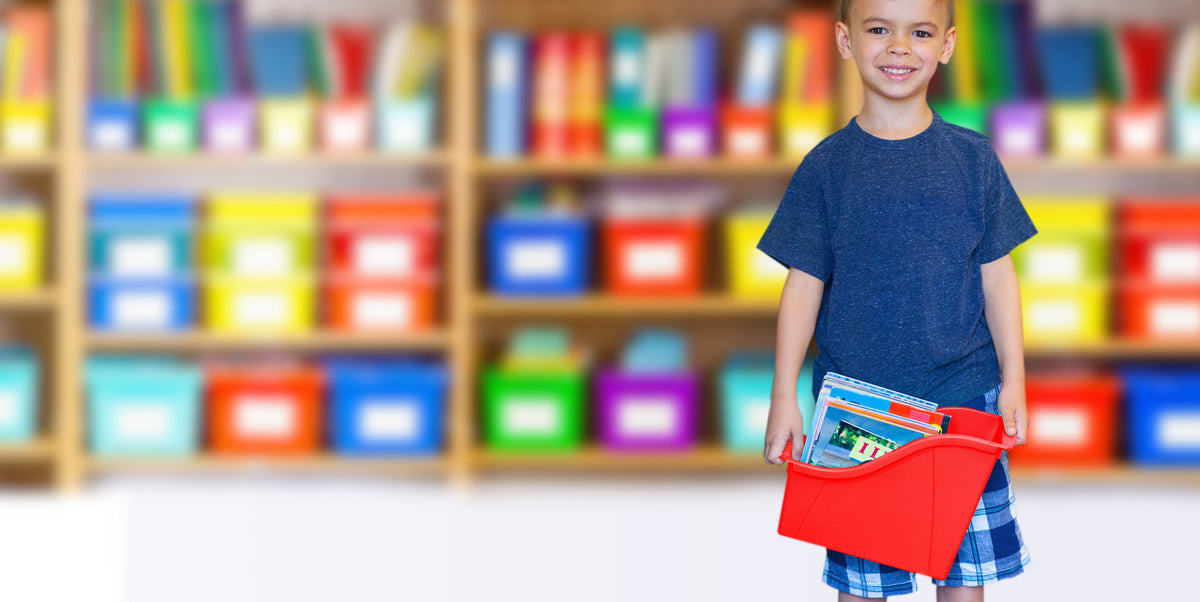 Small Book Bins – Storex
