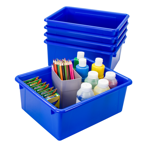 Deep Storage Tray, Blue - Storex