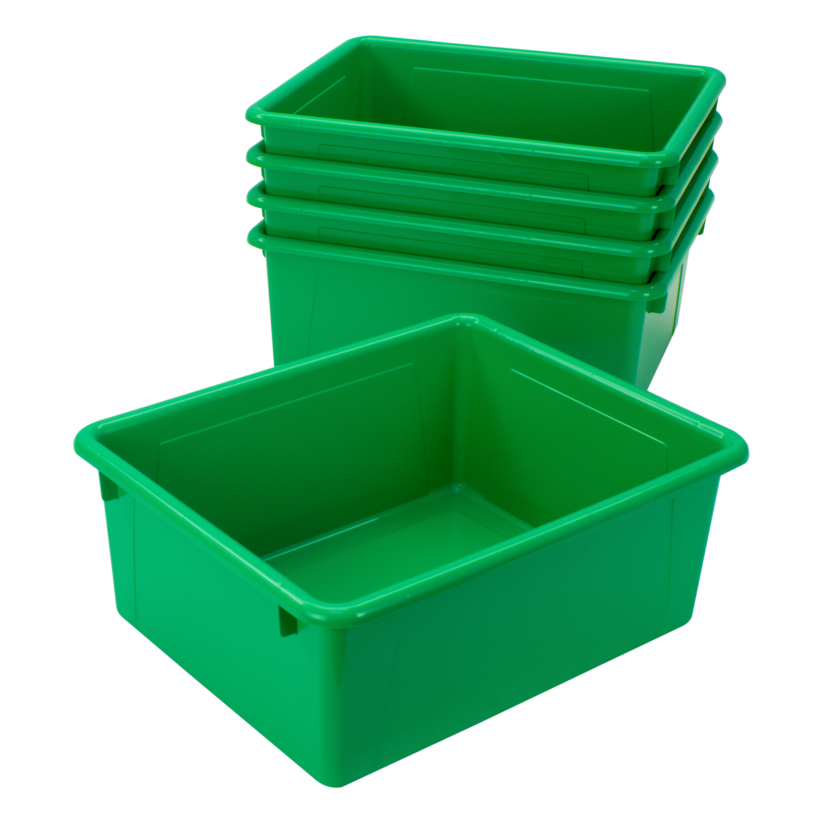 Deep Storage Tray, Green – Storex