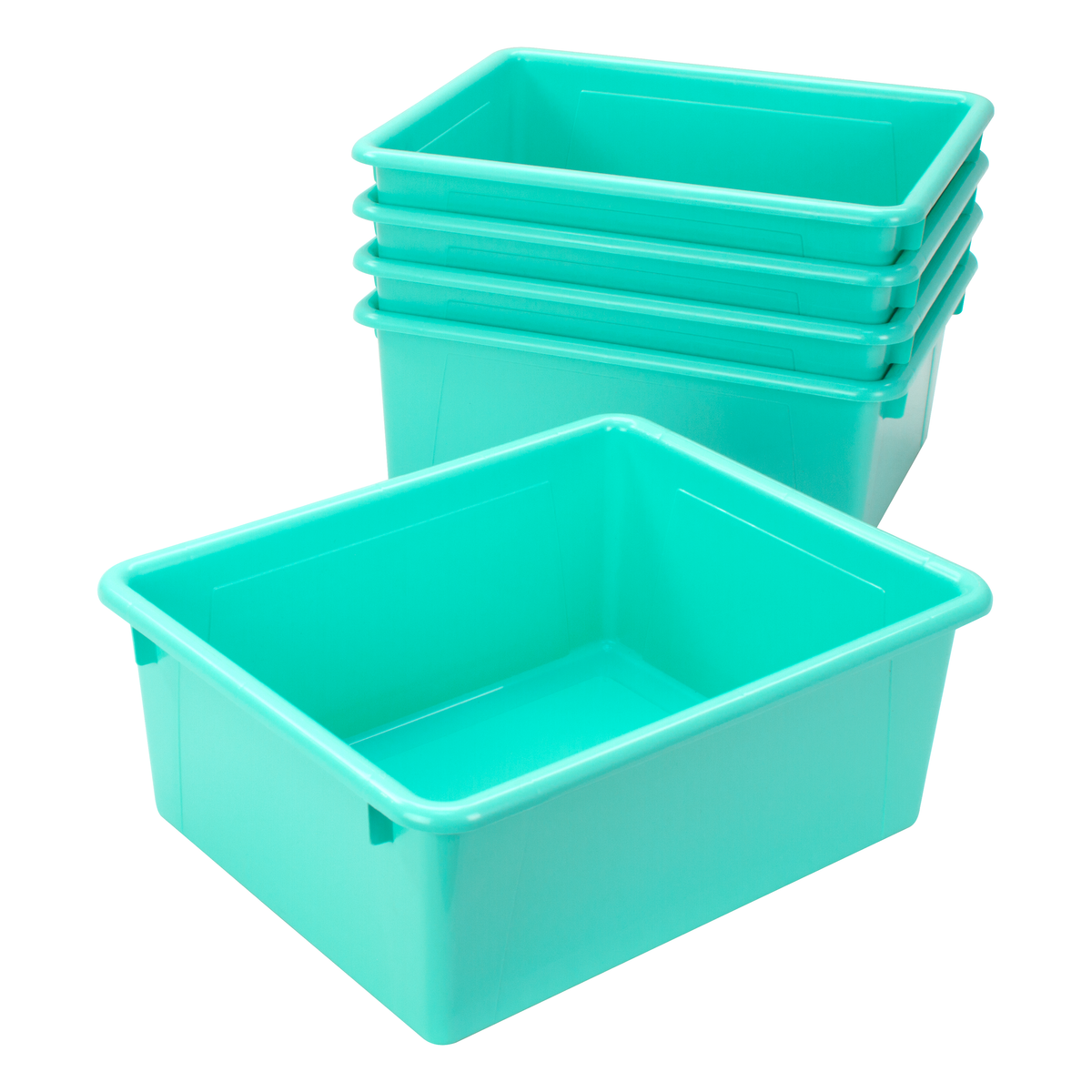 Deep Storage Tray, Teal – Storex