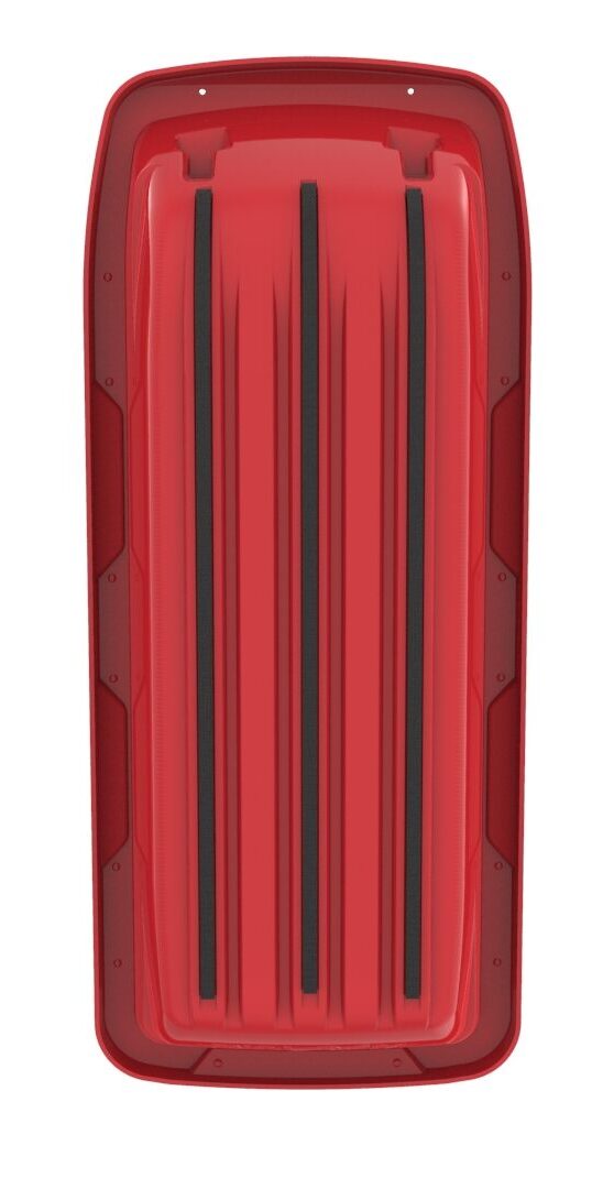 Venture 60-inch Sled with 3 Skates, Red – Storex